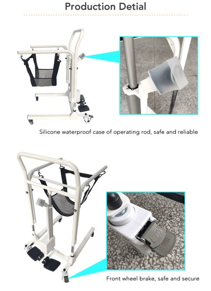 Secure and Durable Electric Patient Transfer Lift Chair | Easy Mobility