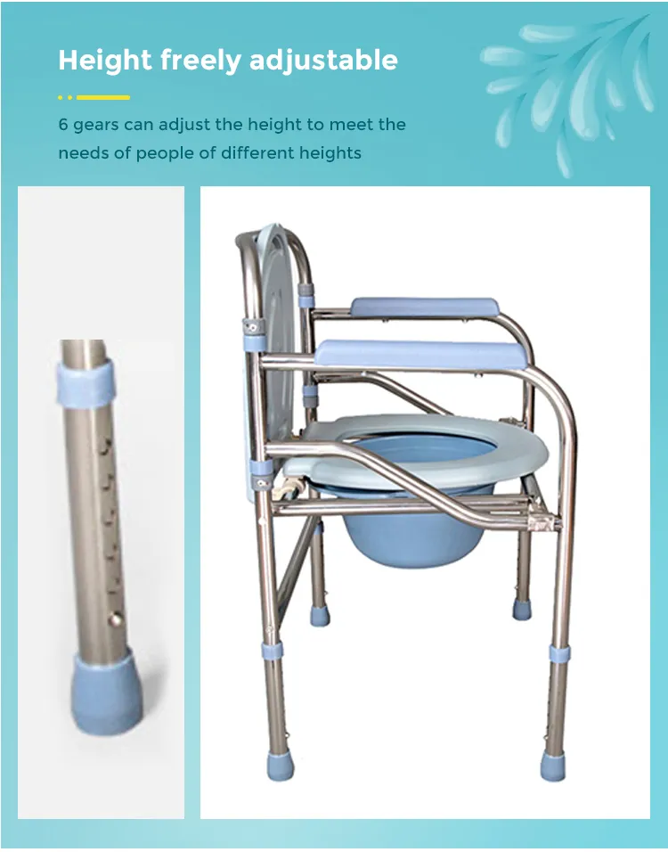 Secure and Sturdy Toilet Chair for Elderly - Designed for Seniors