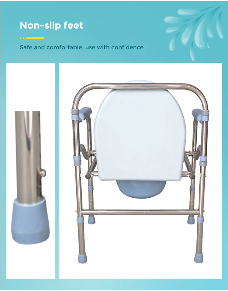 Secure and Sturdy Toilet Chair for Elderly - Designed for Seniors