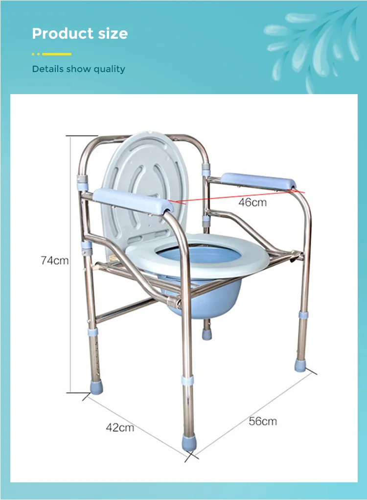 Secure and Sturdy Toilet Chair for Elderly - Designed for Seniors